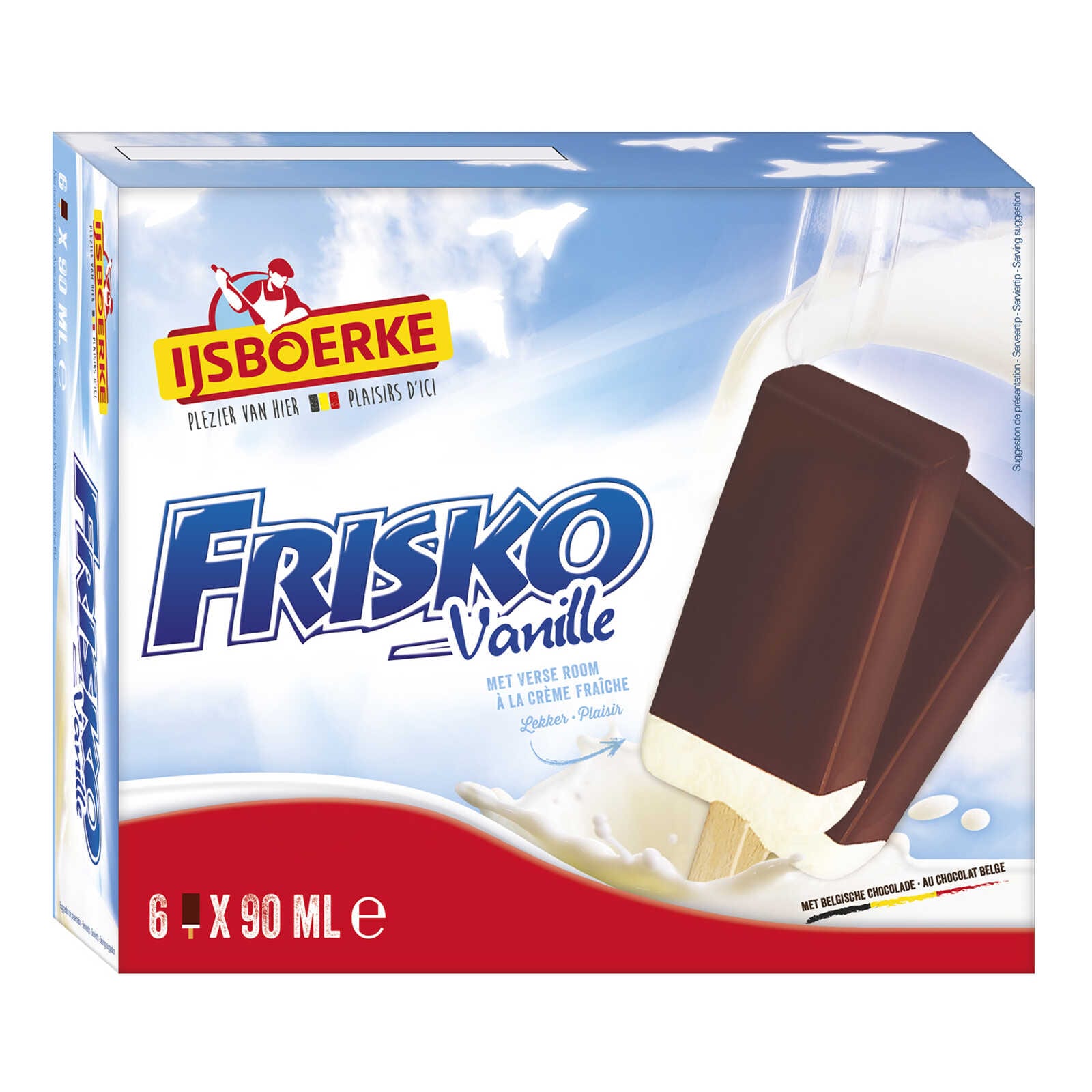 MIO ! Distes frisko, esquimau, chocolat glacé - Eyé ké diss, Chateau?